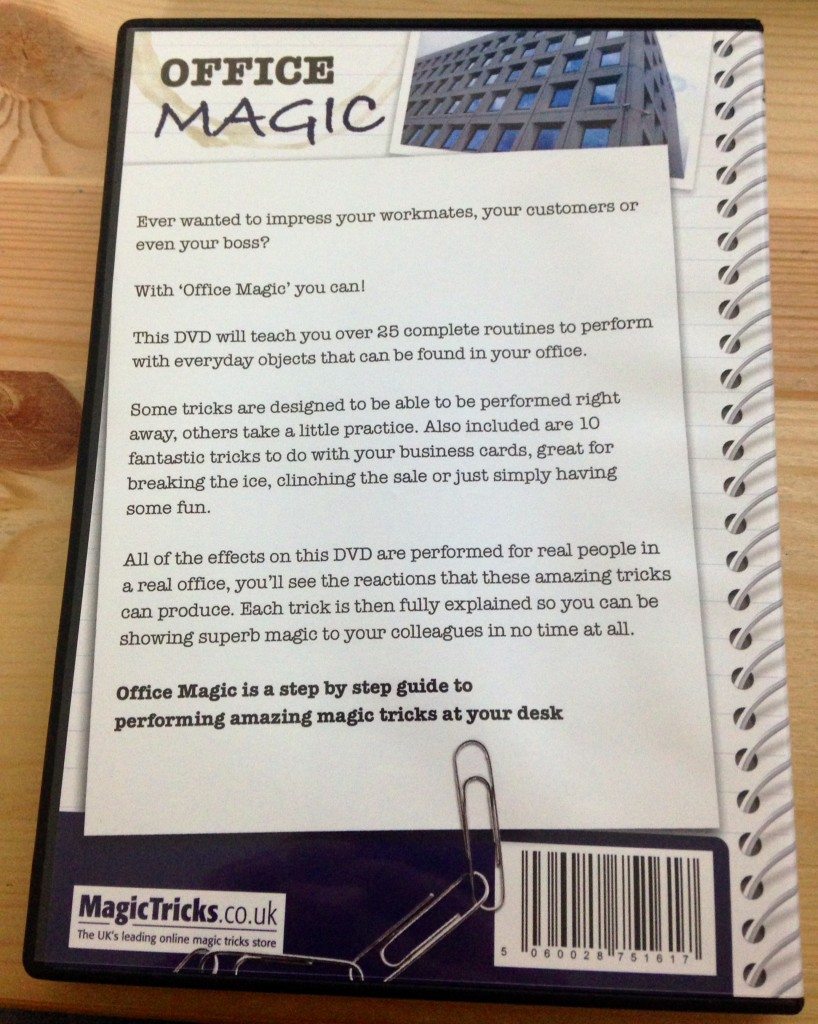 Office Magic DVD - beginners magic - easy magic